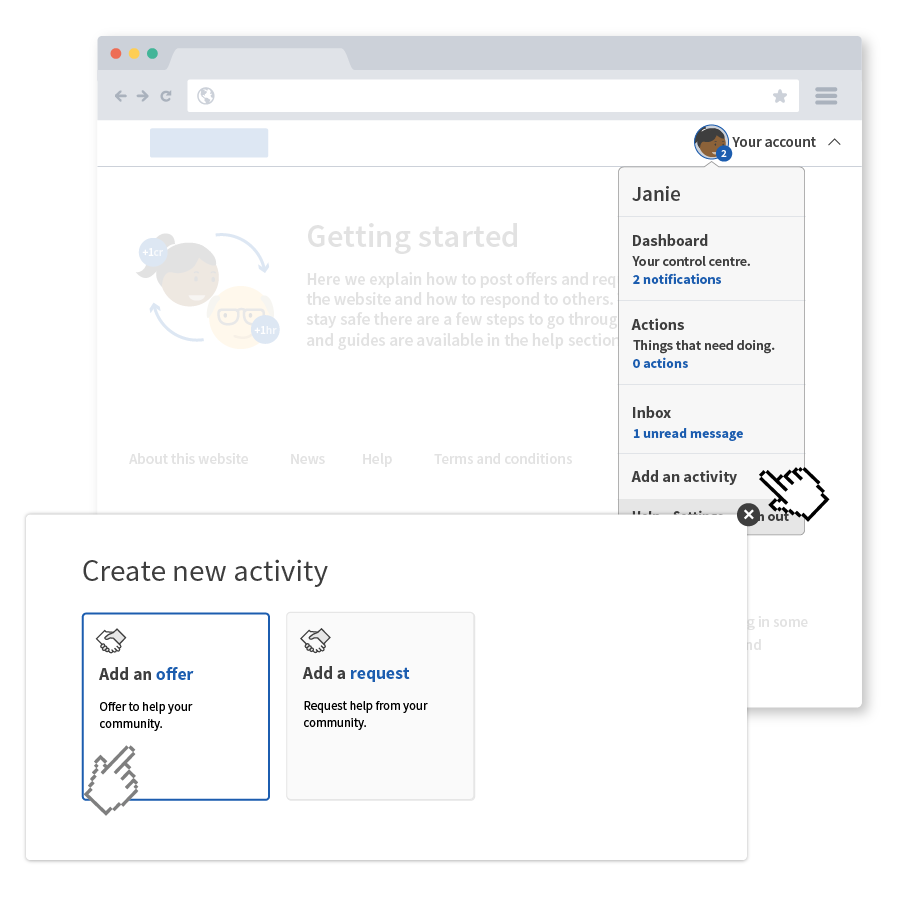 Get started - Talent Timebanking
